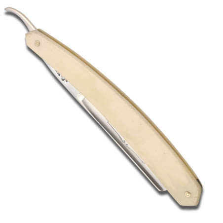Buffalo Straight Razor 5/8 Bone handle - Laguiole knives Actiforge