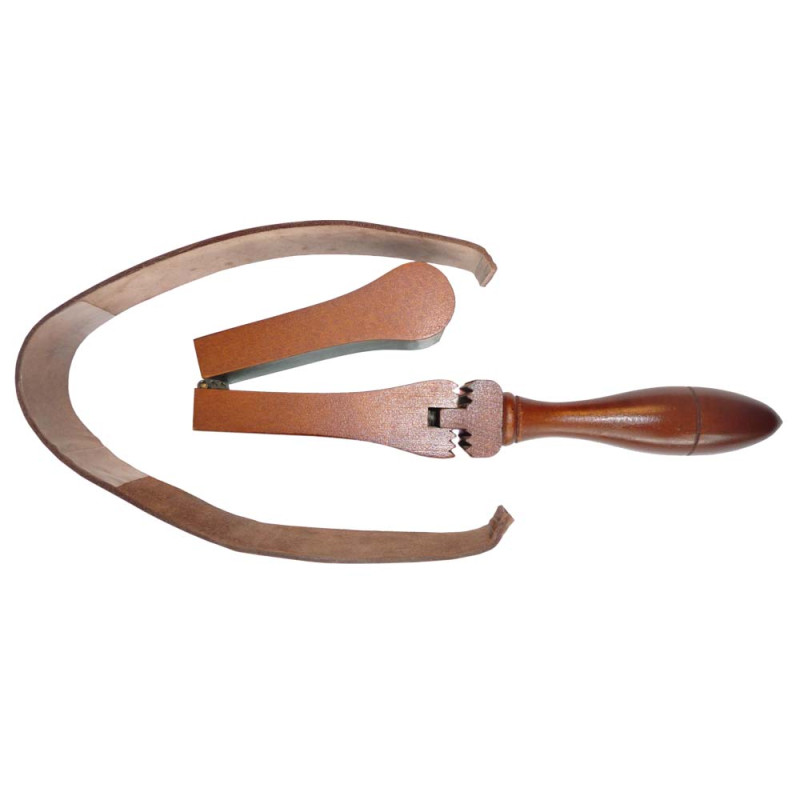 tensioned razor paddle loom strop it by laguiole knife Iforge