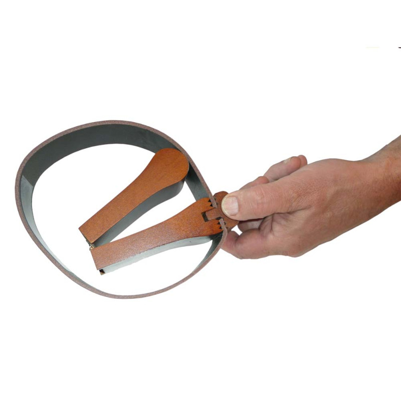 tensioned razor paddle loom strop it by laguiole knife Iforge