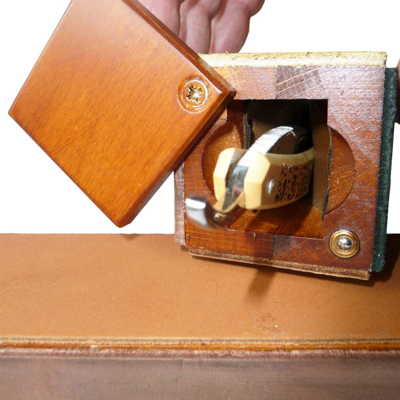 4-sided extra-large and long razor strop 4 GOOD - laguiole Knife