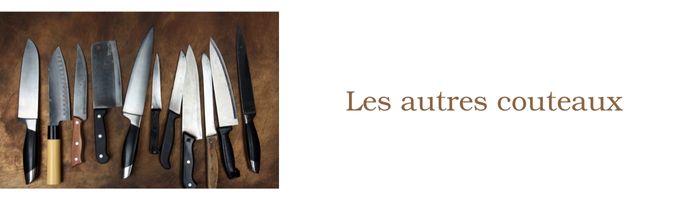 Les types de couteaux - Blog Couteau Laguiole Iforge